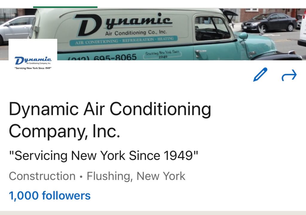 LinkedIn – Dynamic Air Conditioning Company, Inc.