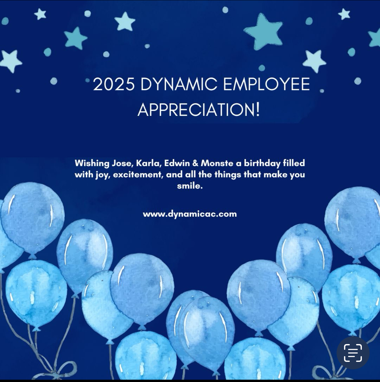 2025 Dynamic Employee Appreciation 🎂 – Dynamic Air Conditioning Company ...